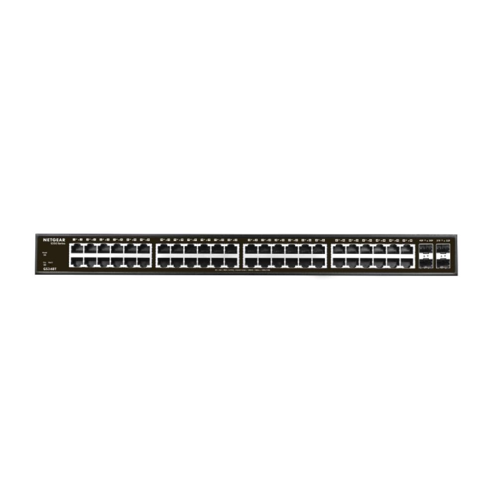 NETGEAR GS748Tv5 48-Port Gigabit Ethernet Smart Managed Pro Switch ...