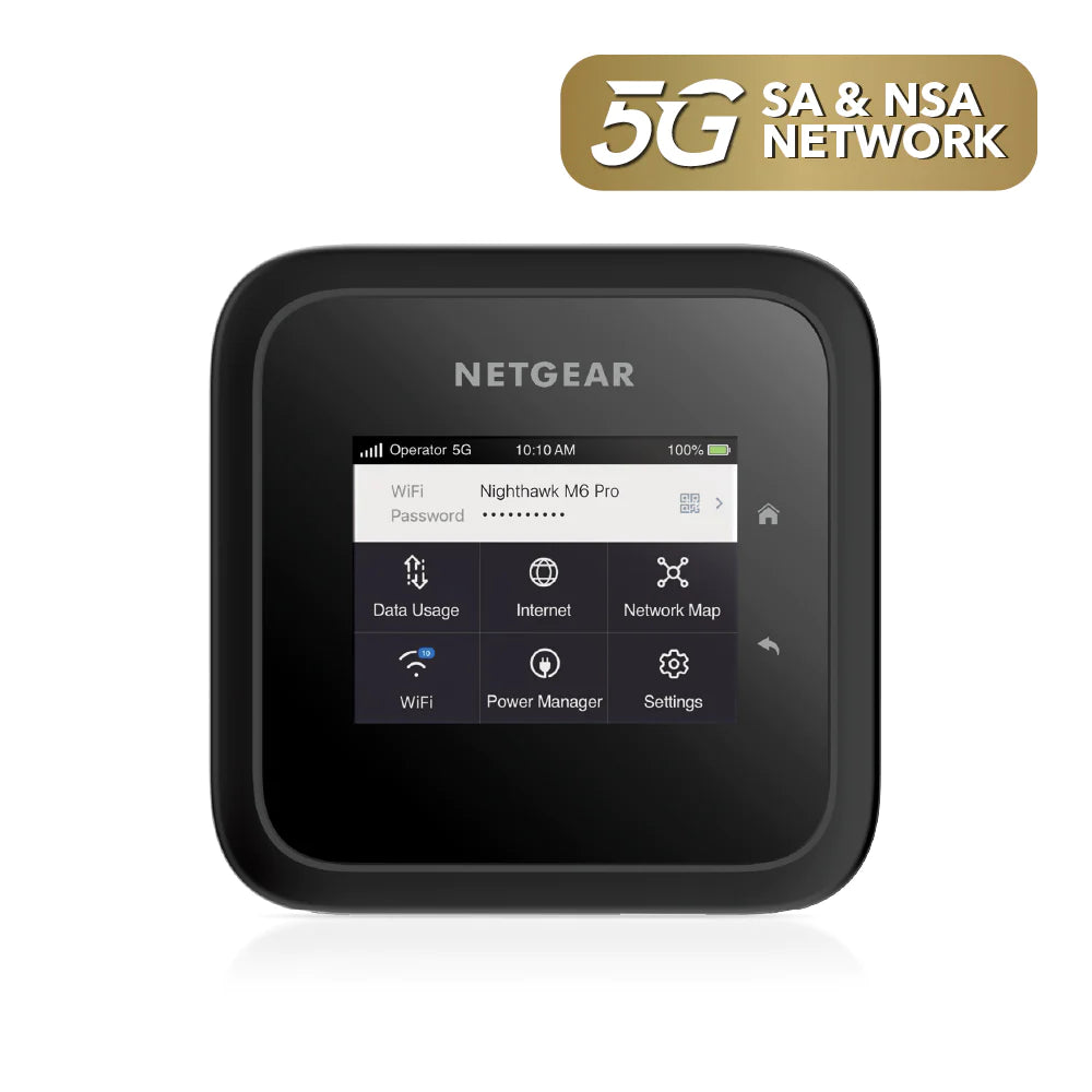 NETGEAR Nighthawk MR6450 M6 Pro WiFi 6 Mobile Hotspot Router (5G SA/NS ...