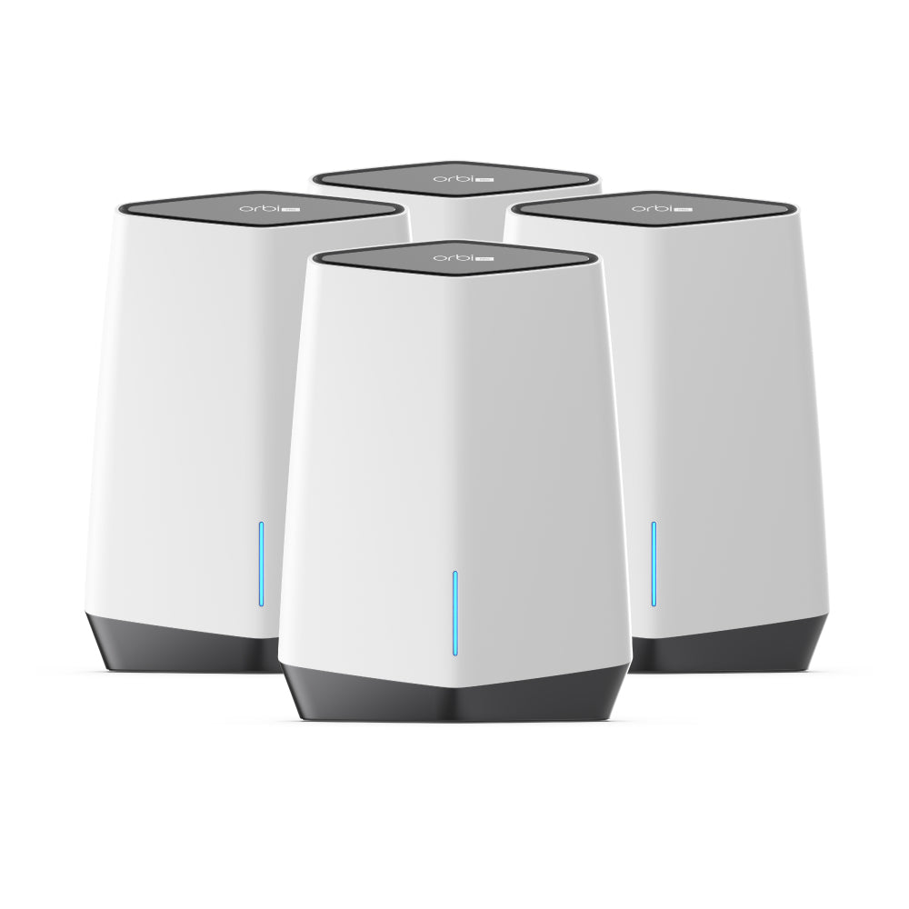 NETGEAR Orbi Pro SXK84 AX6000 Tri-Band 4-Pack WiFi 6 Mesh System ...